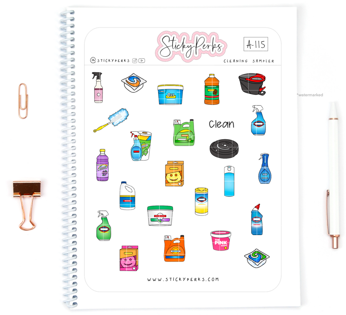 Cleaning Sampler – StickyPerks